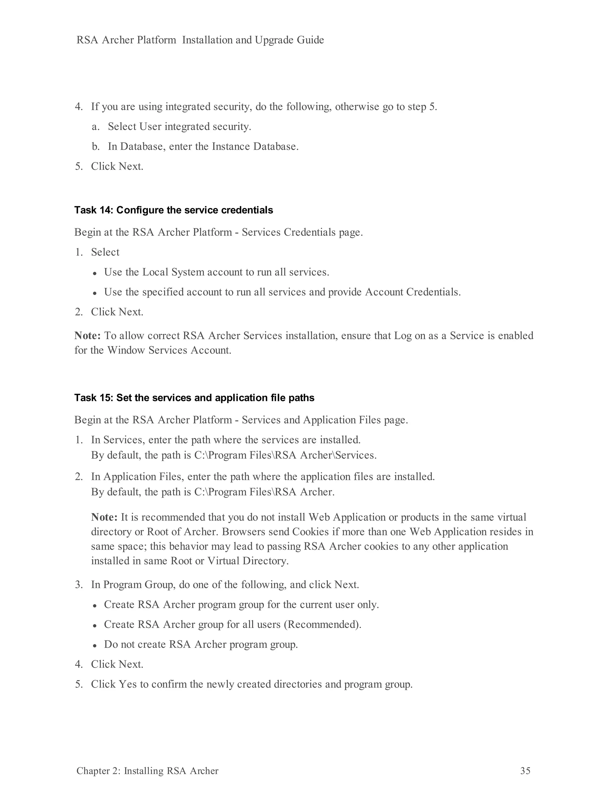 Rsa archer 6.9 platform installation and upgrade guide (3) | PDF