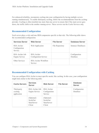Rsa archer 6.9 platform installation and upgrade guide (3) | PDF