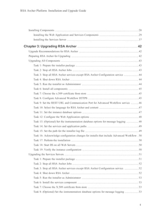 Rsa archer 6.9 platform installation and upgrade guide (3) | PDF