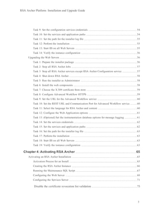 Rsa archer 6.9 platform installation and upgrade guide (3) | PDF
