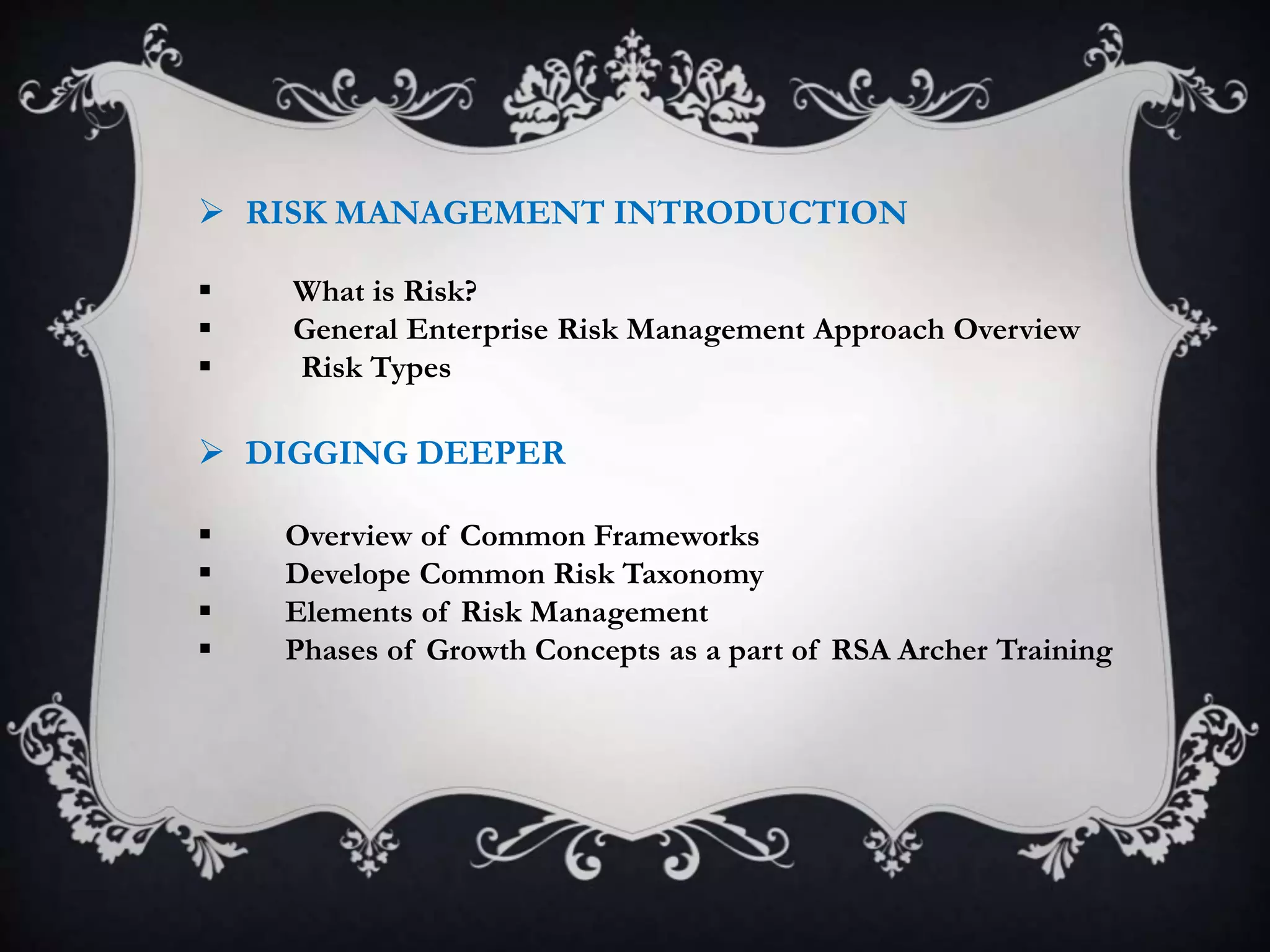Rsa archer training | PPT