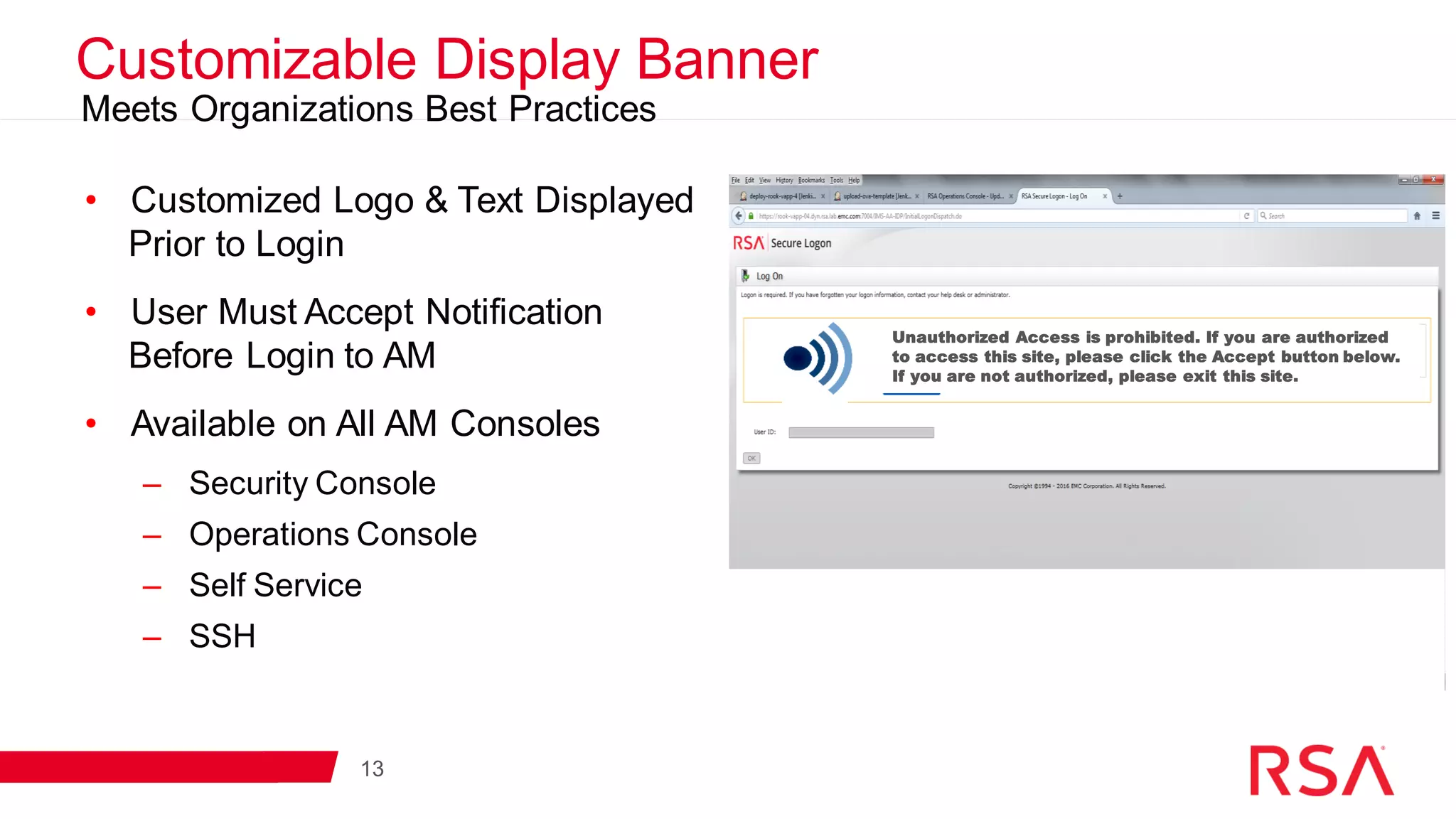 Rsa authentication manager 8.2 presentation | PDF