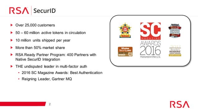Rsa authentication manager 8.2 presentation | PDF