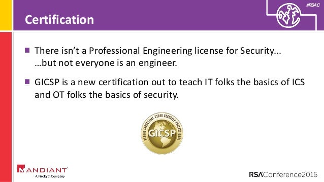 RSAC 2016: How to Get into ICS Security