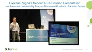 Lastline RSAC 2018 Highlights | PPT