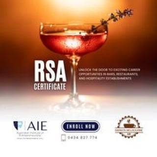 RSA courses in Melbourne by Barista Aiemel | PDF
