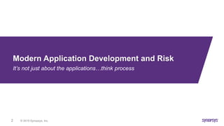 RSA Conference Presentation–Creating a Modern AppSec Toolchain to Quantify Service Risks | PPT