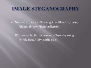Rsa cryptography &steganography | PPTX