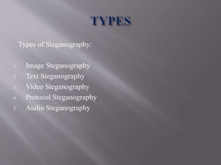 Rsa cryptography &steganography | PPTX