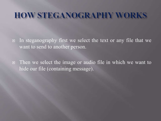 Rsa cryptography &steganography | PPT