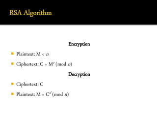Rsa cryptosystem | PPT