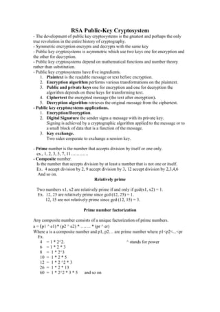 Rsa documentation | PDF