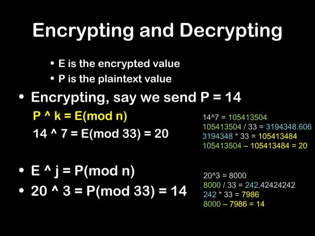 Rsa encryption | PPT