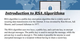 RSA Encryption presentation for Education.pptx