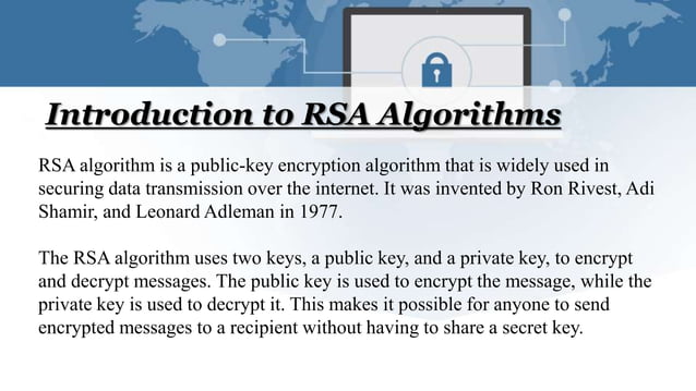 RSA Encryption presentation for Education.pptx