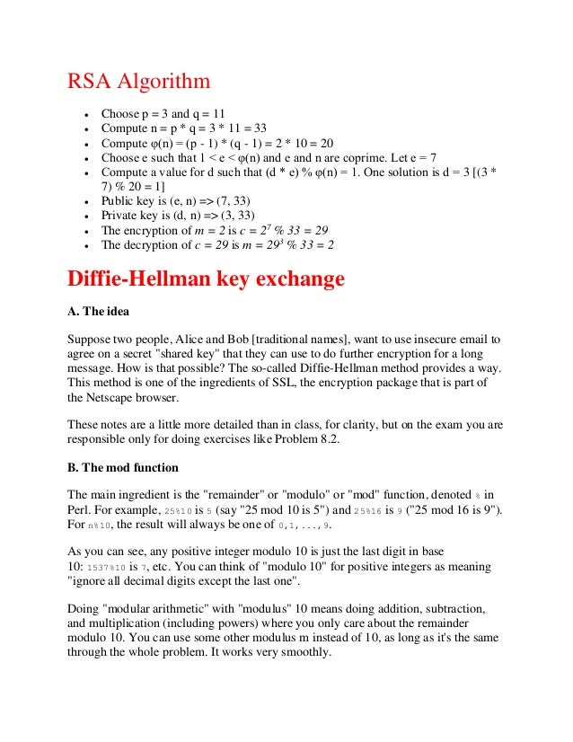 Rsa Example