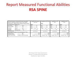 Rsa forms revisited felix1 | PPTX | Physical Therapy | Wellness