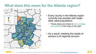 Regional Snapshot Atlanta Aging Trends 2024 | PDF