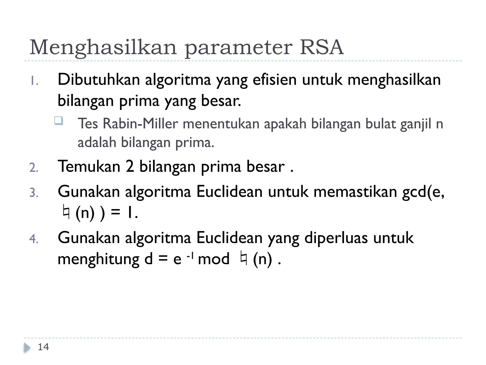 Algoritma RSA - Bahasa indonesia. ....... | PPTX