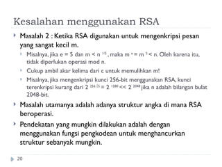 Algoritma RSA - Bahasa indonesia. ....... | PPT
