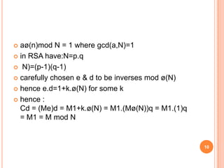 RSA & MD5 algorithm | PPTX