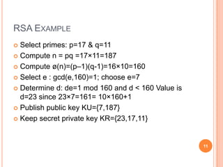 RSA & MD5 algorithm | PPTX
