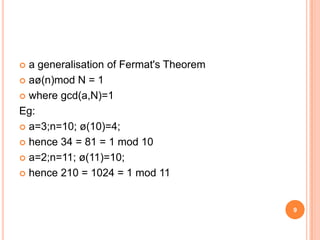 RSA & MD5 algorithm | PPTX