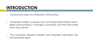 Reed Soloman and convolution codes | PPTX