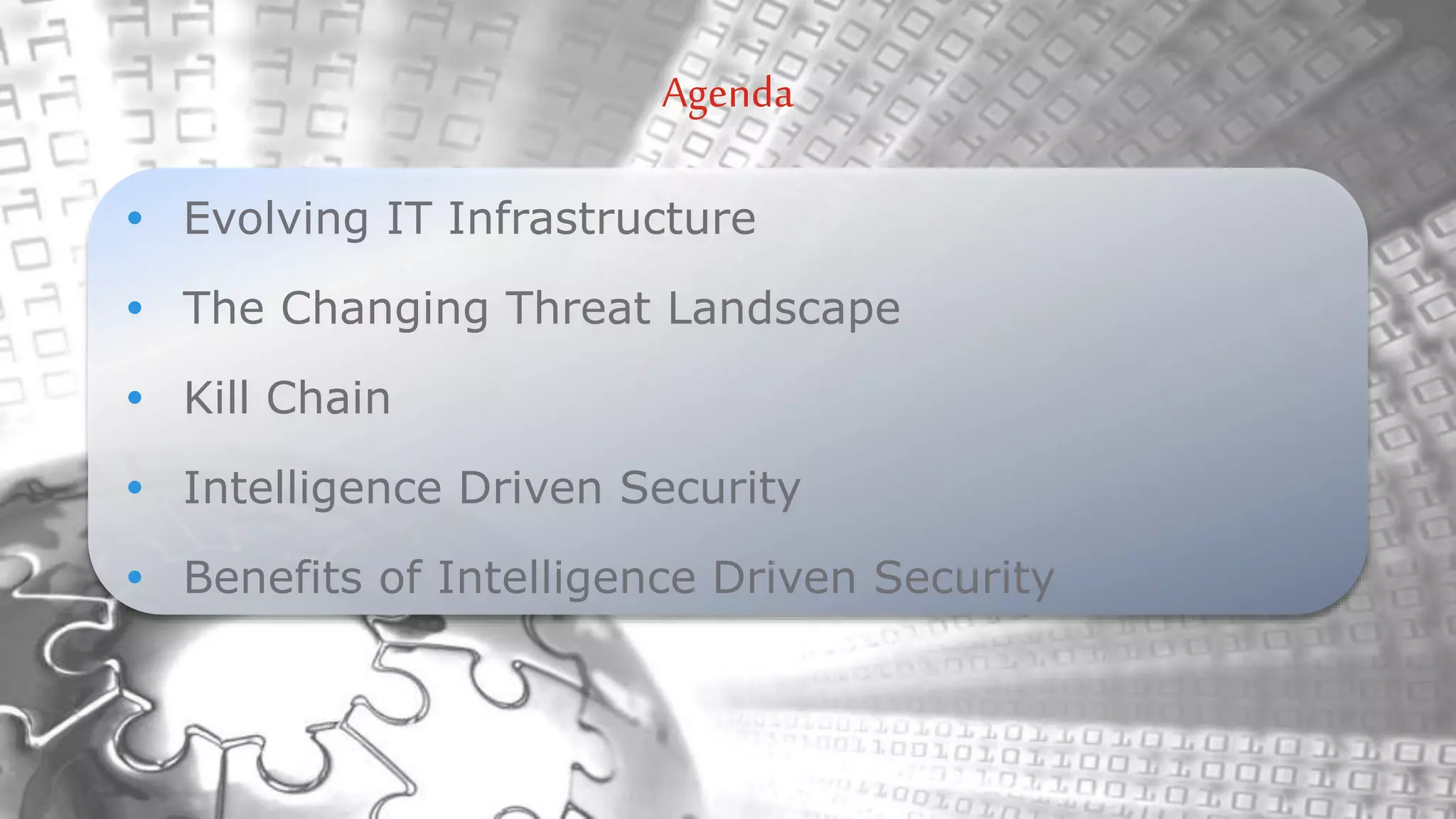 Intelligence Driven Security | PPSX