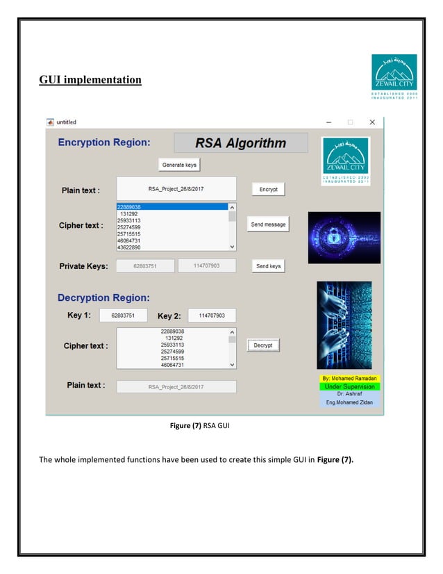 RSA Algorithm report | PDF