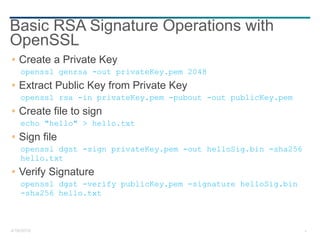 RSA Signature Verification | PPTX | Technology & Computing