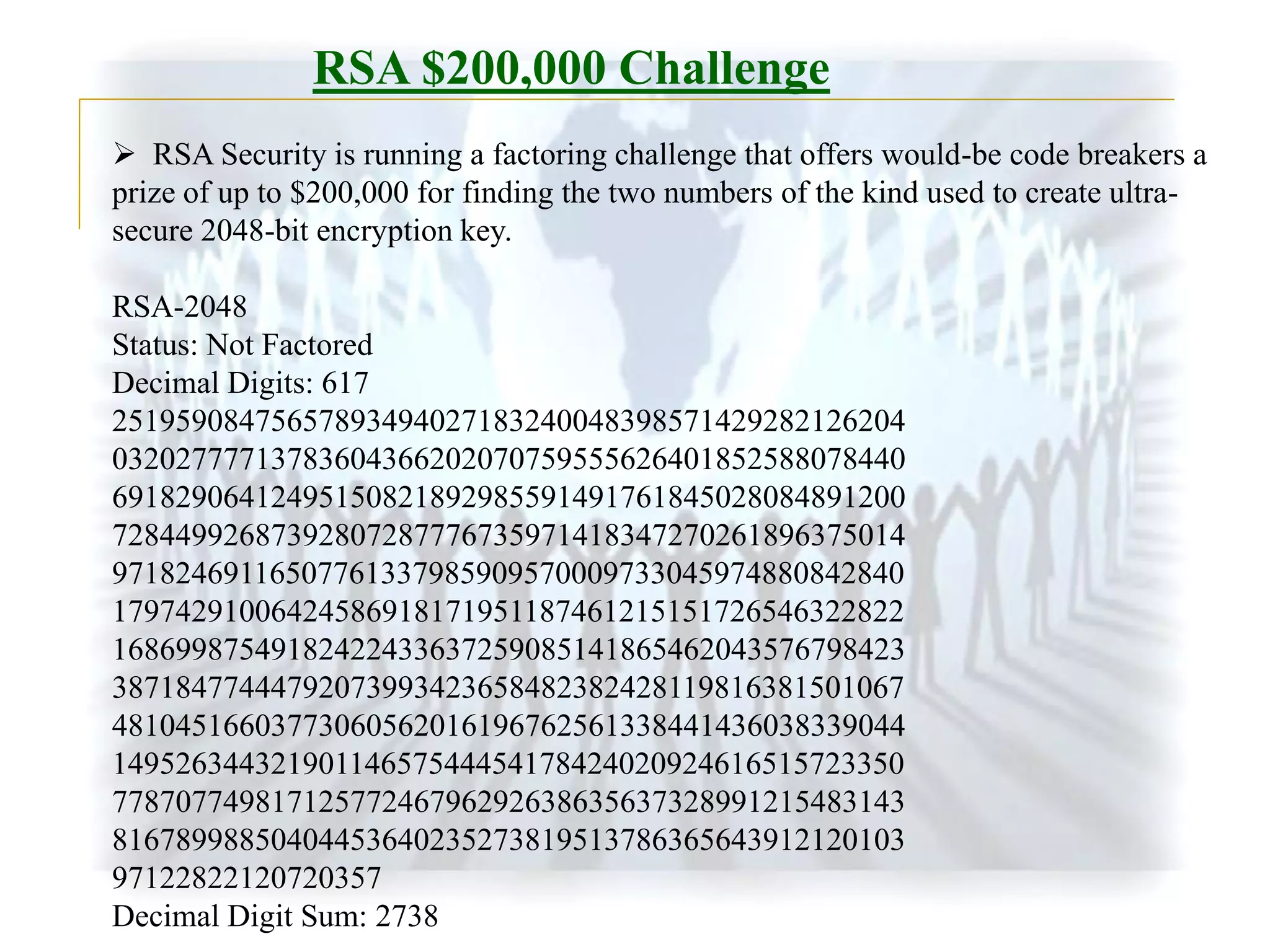 RSA ALGORITHM | PDF