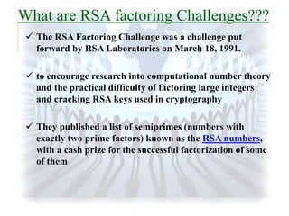 RSA ALGORITHM | PDF