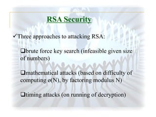 RSA ALGORITHM | PDF
