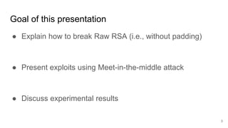 RSA without Padding | PPT
