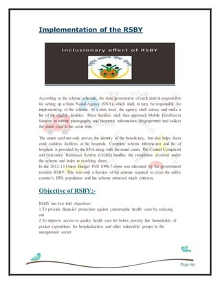 Rashtriya swasthya bima yojna- RSBY | DOCX