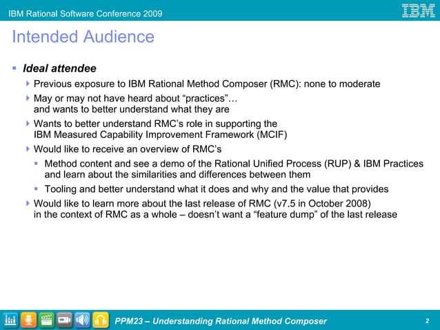 Rsc 2009 Understanding Ibm Rational Method Composer | PPT | Computer ...