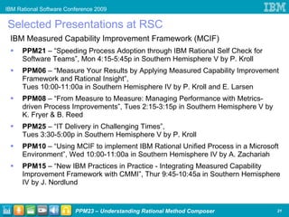 Rsc 2009 Understanding Ibm Rational Method Composer | PPT