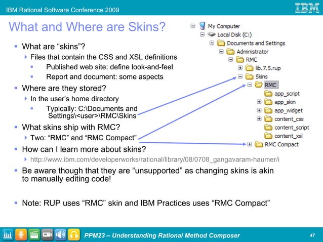 Rsc 2009 Understanding Ibm Rational Method Composer | PPT | Computer Software and Applications ...