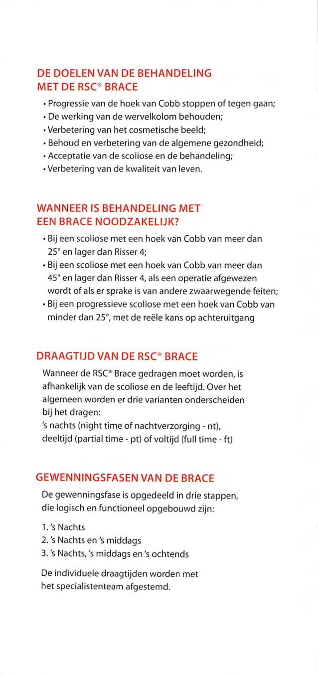 RSC Brace Brochure | PDF