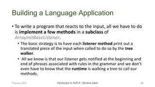 Antlr part2 getting_started_in_java | PPTX