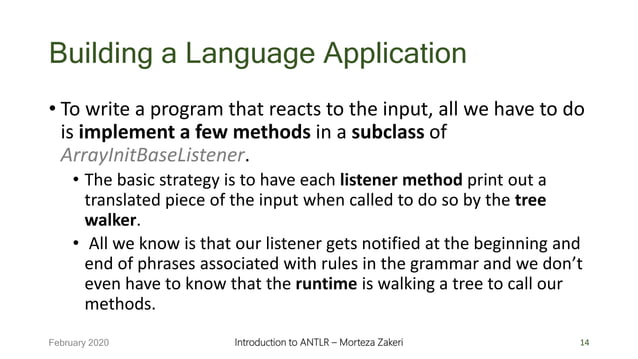 Antlr part2 getting_started_in_java | PPTX
