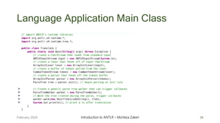 Antlr part2 getting_started_in_java | PPTX