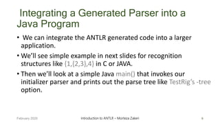 Antlr part2 getting_started_in_java | PPTX