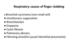Respiratory examination Chamberlain medicine | PDF