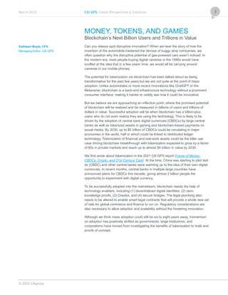MONEY, TOKENS, AND GAMES:Blockchain’s Next Billion Users and Trillions ...