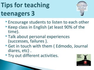 Motivating Teenagers in the Classroom | PPT