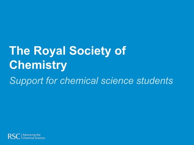 RSC membership presentation 2011 | PPTX