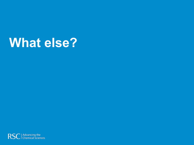 RSC membership presentation 2011 | PPTX