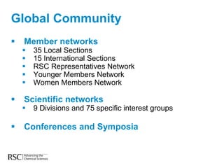 RSC membership presentation 2011 | PPTX